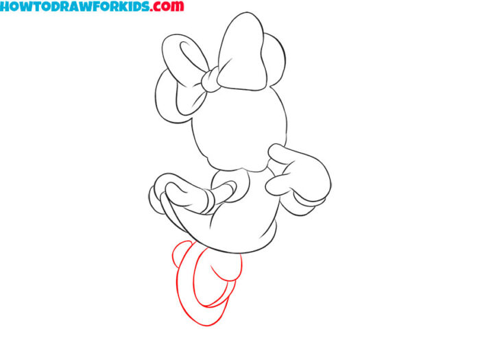 How to Draw Minnie Mouse - Easy Drawing Tutorial For Kids
