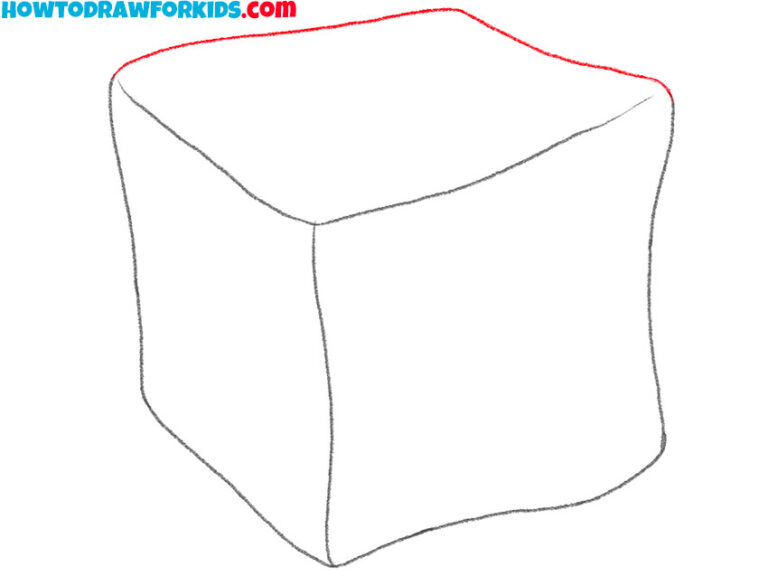 How to Draw an Ice Cube - Easy Drawing Tutorial For Kids