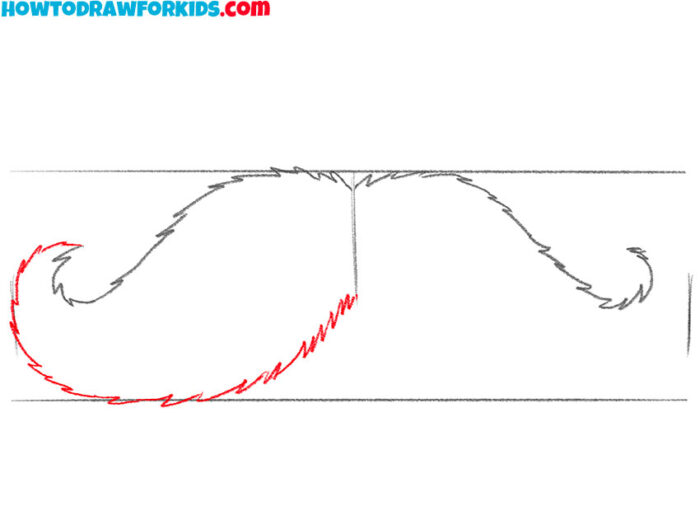 How to Draw a Mustache - Easy Drawing Tutorial For Kids