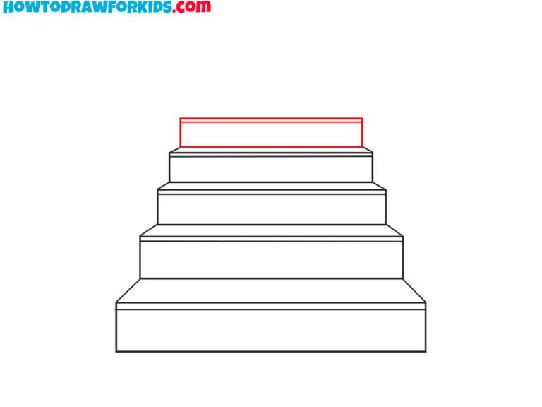 How to Draw Stairs - Easy Drawing Tutorial For Kids