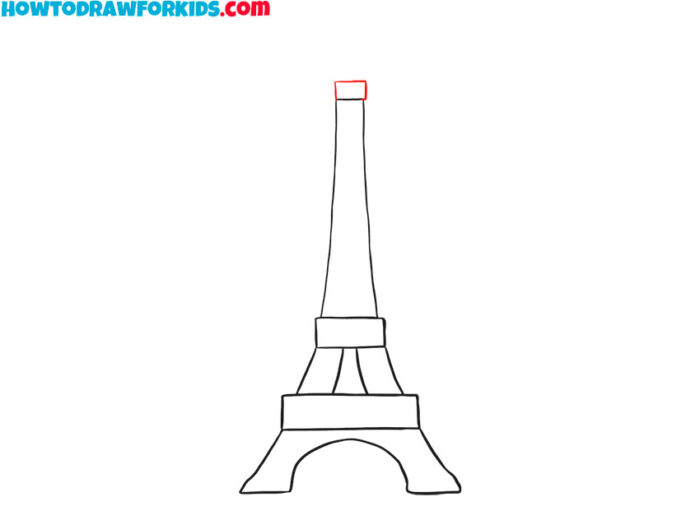 How to Draw the Eiffel Tower - Easy Drawing Tutorial For Kids