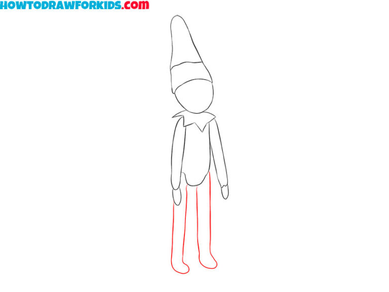 How to Draw Elf on the Shelf - Easy Drawing Tutorial For Kids