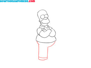 How to Draw Homer Simpson - Easy Drawing Tutorial For Kids