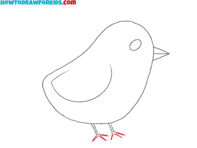 How to Draw a Bird Step by Step - Easy Drawing Tutorial For Kids