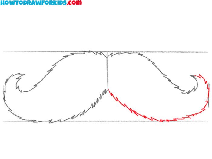 How to Draw a Mustache - Easy Drawing Tutorial For Kids