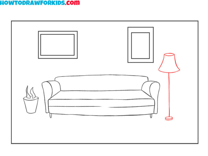 How to Draw a Room - Easy Drawing Tutorial For Kids