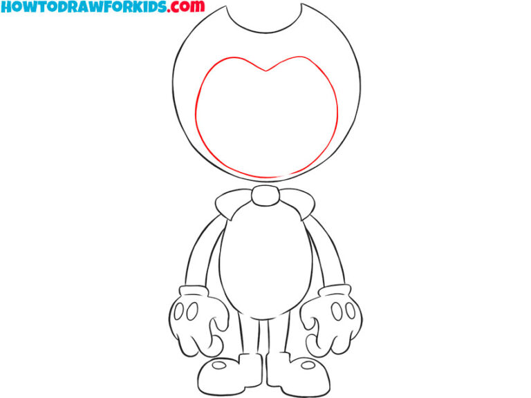 How to Draw Bendy - Easy Drawing Tutorial For Kids