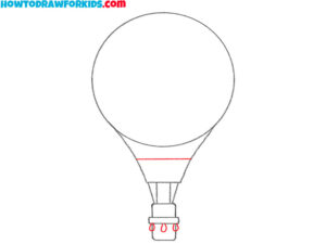 How to Draw a Hot Air Balloon - Easy Drawing Tutorial For Kids