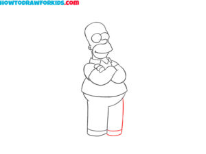 How to Draw Homer Simpson - Easy Drawing Tutorial For Kids