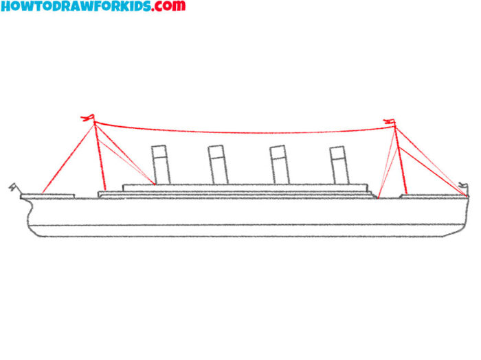 How to Draw the Titanic - Easy Drawing Tutorial For Kids