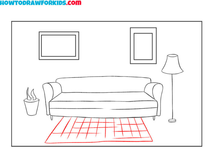 How to Draw a Room - Easy Drawing Tutorial For Kids