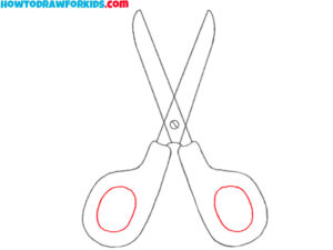 How to Draw Scissors - Easy Drawing Tutorial For Kids
