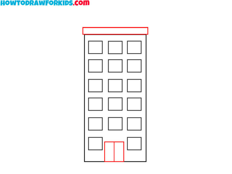 How to Draw a Building - Easy Drawing Tutorial For Kids