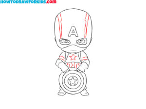 How to Draw Captain America - Easy Drawing Tutorial For Kids