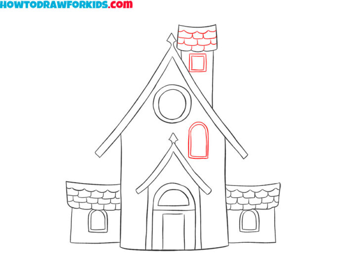 How to Draw a Haunted House - Easy Drawing Tutorial For Kids