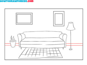 How to Draw a Room - Easy Drawing Tutorial For Kids