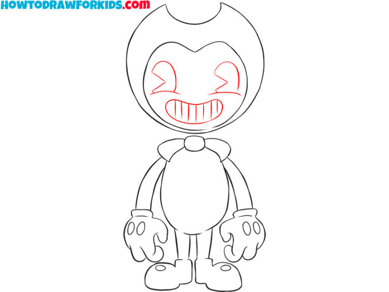 How to Draw Bendy - Easy Drawing Tutorial For Kids