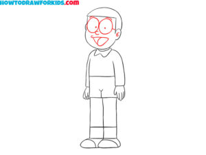 How to Draw Nobita - Easy Drawing Tutorial For Kids