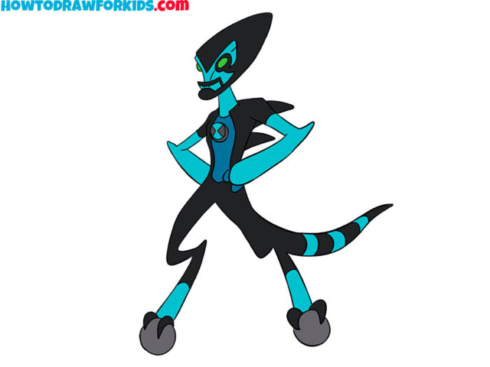 How to Draw XLR8 - Easy Drawing Tutorial For Kids