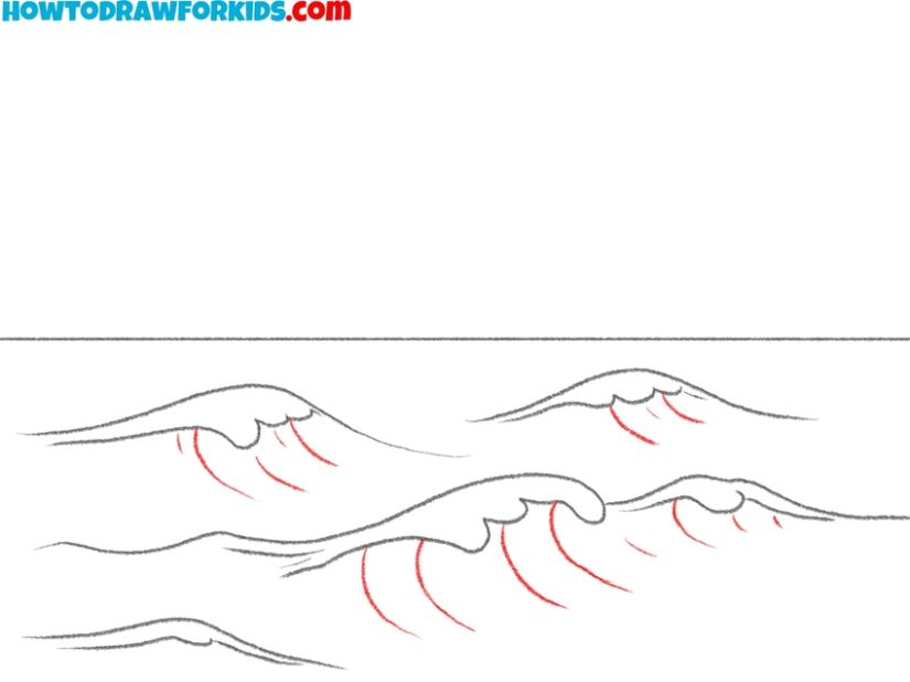 How to Draw an Ocean - Easy Drawing Tutorial For Kids