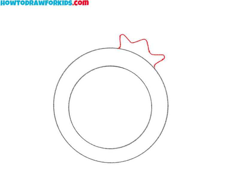 How to Draw a Ring - Easy Drawing Tutorial For Kids