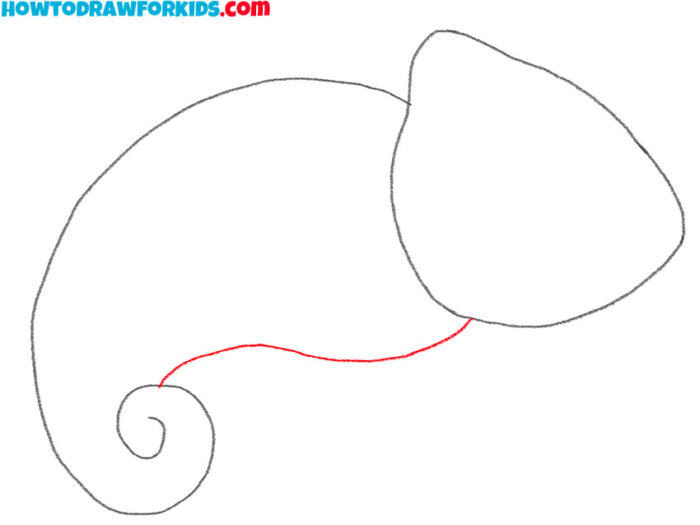 How to Draw a Chameleon - Easy Drawing Tutorial For Kids