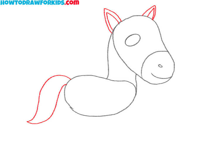 How to Draw a Pony - Easy Drawing Tutorial For Kids