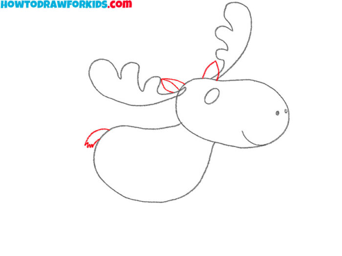 How to Draw a Moose - Easy Drawing Tutorial For Kids