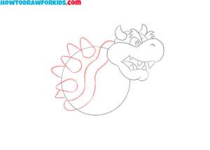 How to Draw Bowser - Easy Drawing Tutorial For Kids