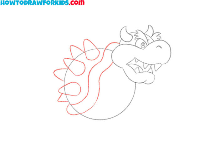 How to Draw Bowser - Easy Drawing Tutorial For Kids