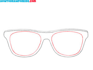 How to Draw Sunglasses - Easy Drawing Tutorial For Kids