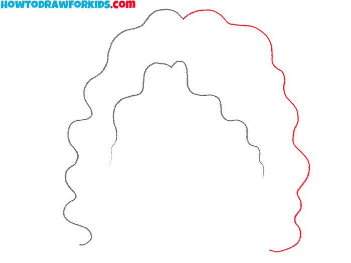 How to Draw Wavy Hair - Easy Drawing Tutorial For Kids