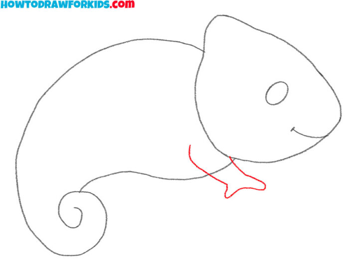 How to Draw a Chameleon - Easy Drawing Tutorial For Kids