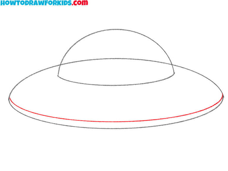 How to Draw a UFO - Easy Drawing Tutorial For Kids