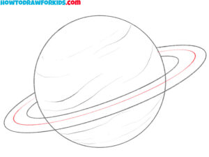 How to Draw Saturn - Easy Drawing Tutorial For Kids