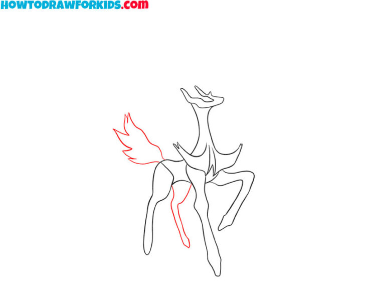 How to Draw Xerneas - Easy Drawing Tutorial For Kids