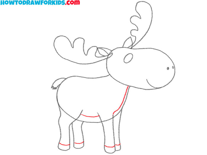 How to Draw a Moose - Easy Drawing Tutorial For Kids