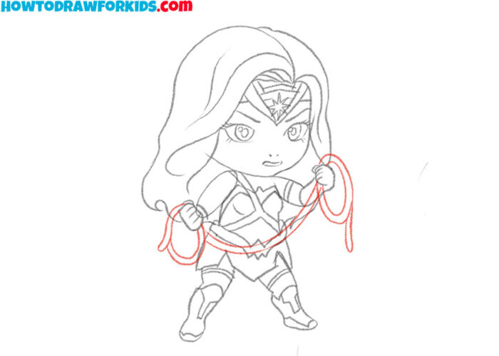 How to Draw Wonder Woman - Easy Drawing Tutorial For Kids