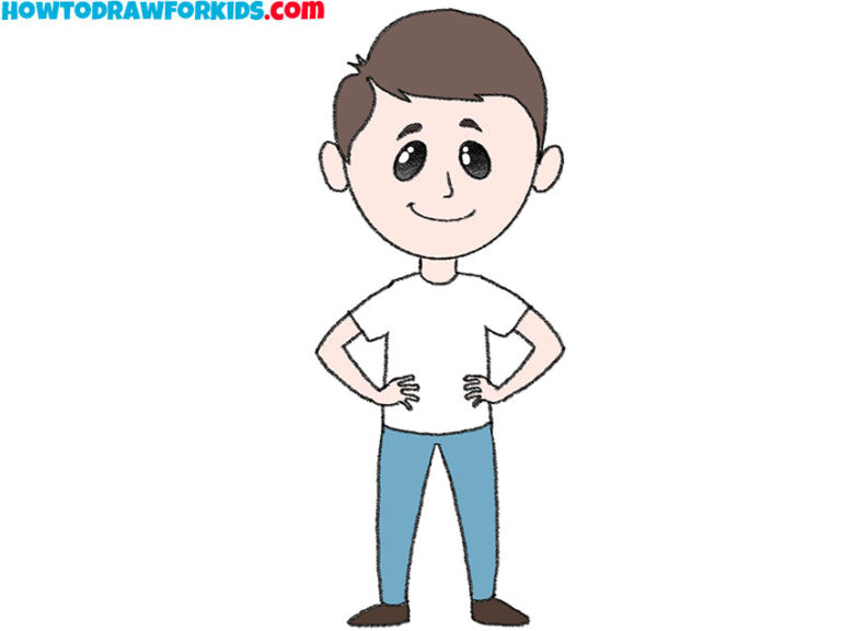 How to Draw Hands on Hips - Easy Drawing Tutorial For Kids