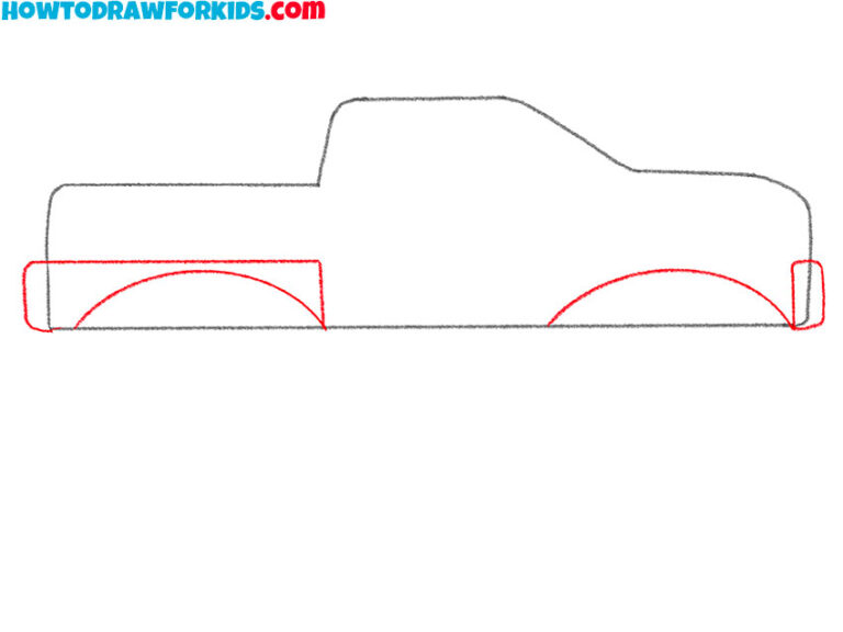 How to Draw a Monster Truck - Easy Drawing Tutorial For Kids
