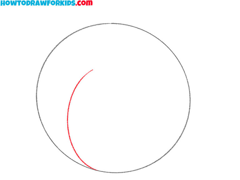 How to Draw a Peach - Easy Drawing Tutorial For Kids