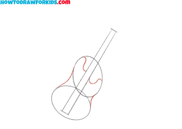 How to Draw a Bass Guitar - Easy Drawing Tutorial For Kids