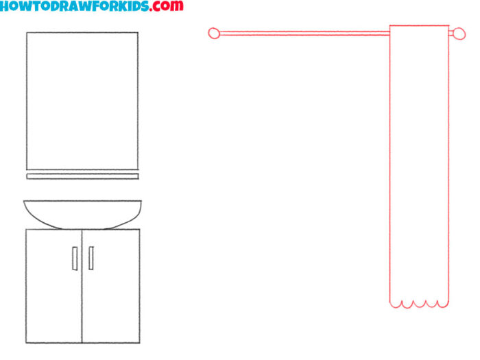 How to Draw a Bathroom - Easy Drawing Tutorial For Kids