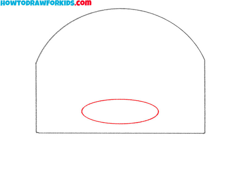 How to Draw a Basketball Hoop - Easy Drawing Tutorial For Kids