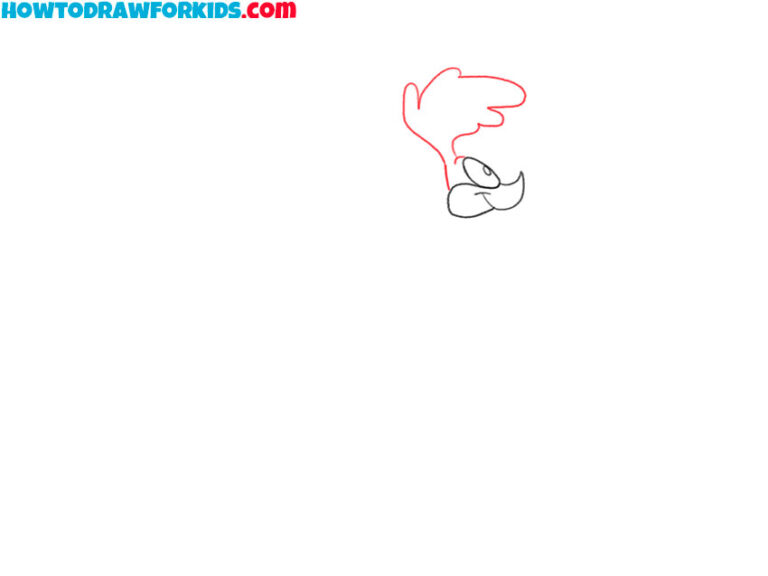 How to Draw Roadrunner - Easy Drawing Tutorial For Kids
