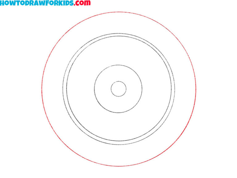 How to Draw a Wheel - Easy Drawing Tutorial For Kids