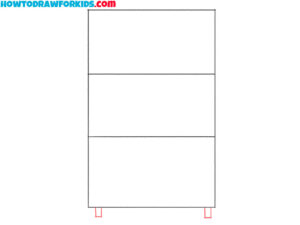 How to Draw Bookshelves - Easy Drawing Tutorial For Kids