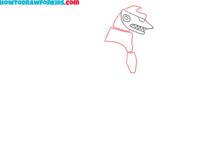 How to Draw Mechagodzilla - Easy Drawing Tutorial For Kids