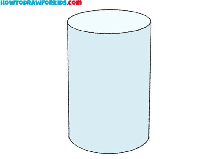 How to Draw a Cylinder - Easy Drawing Tutorial For Kids