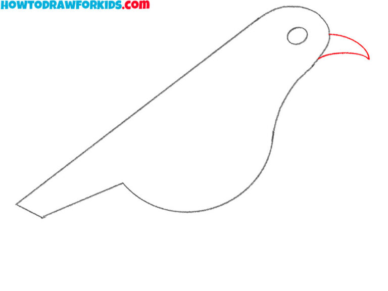 How to Draw a Raven - Easy Drawing Tutorial For Kids